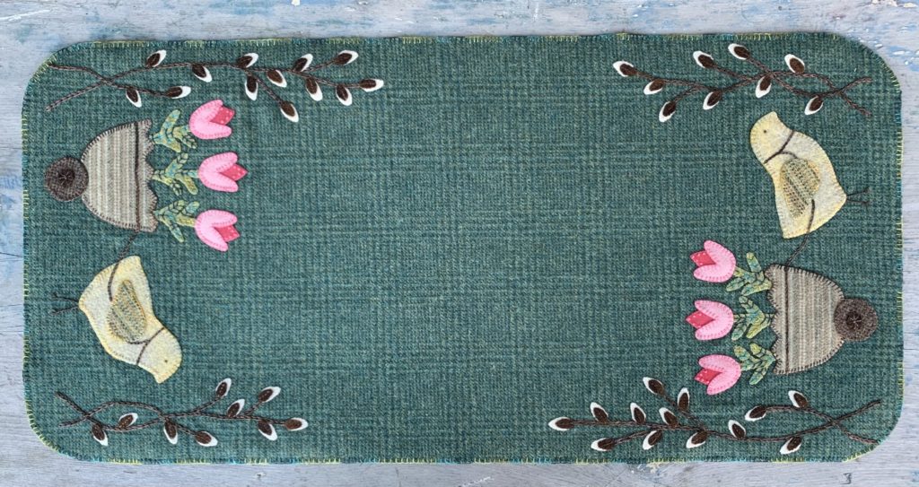 Spring Wool Applique | All Year Round | The Woolen Needle