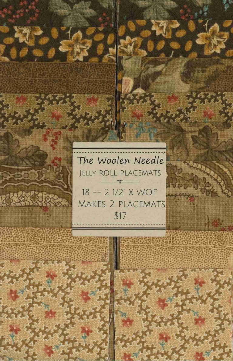 Jelly Roll Placemats - The Woolen Needle