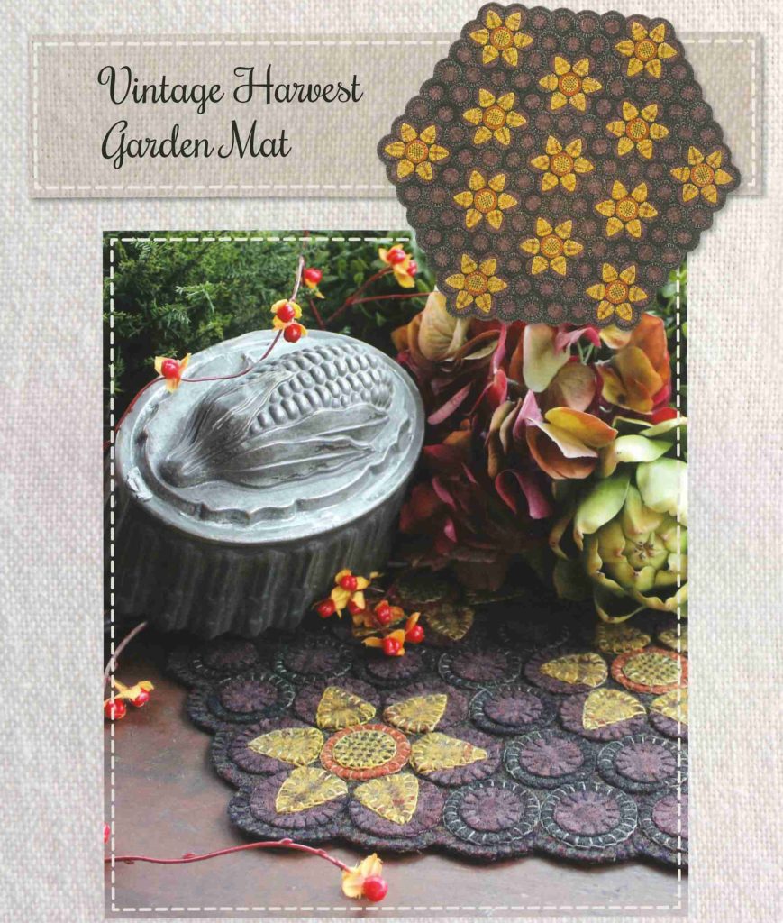 Vintage Gardens Hexagon Mats - The Woolen Needle