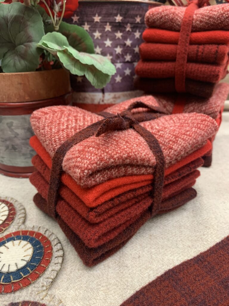 Wool Bundle Red - The Woolen Needle