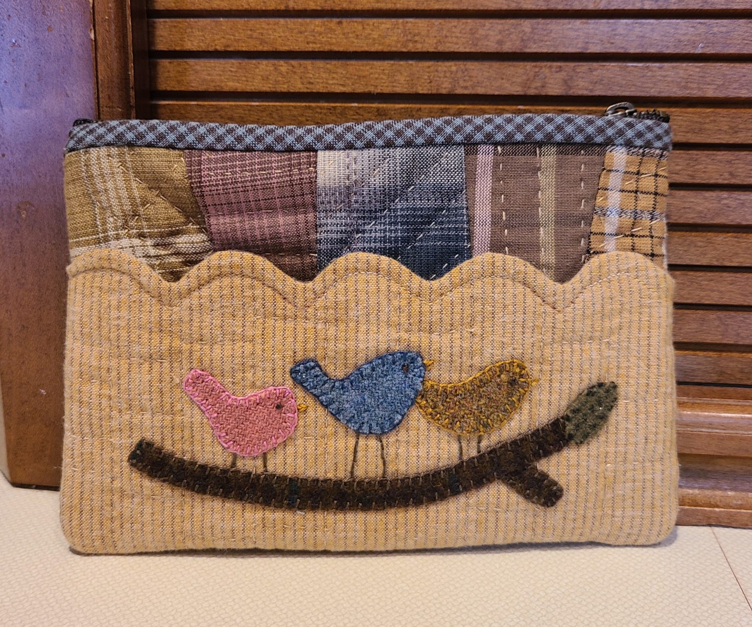 Three Little Birds Pouch - The Woolen Needle