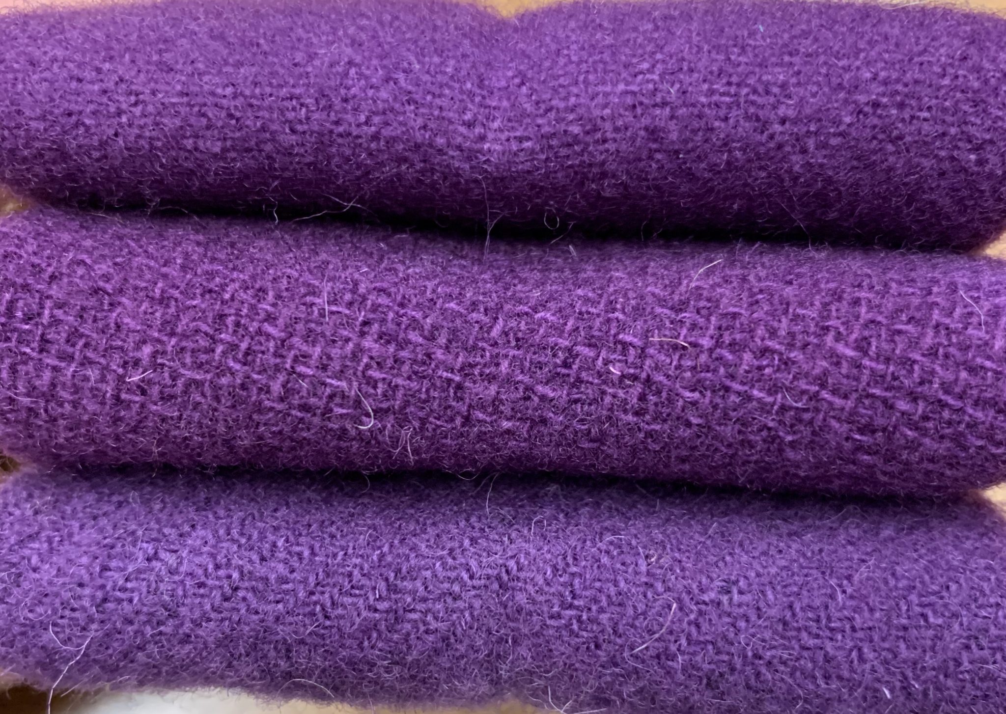 Hand Dyed Royal Purple Cube - The Woolen Needle