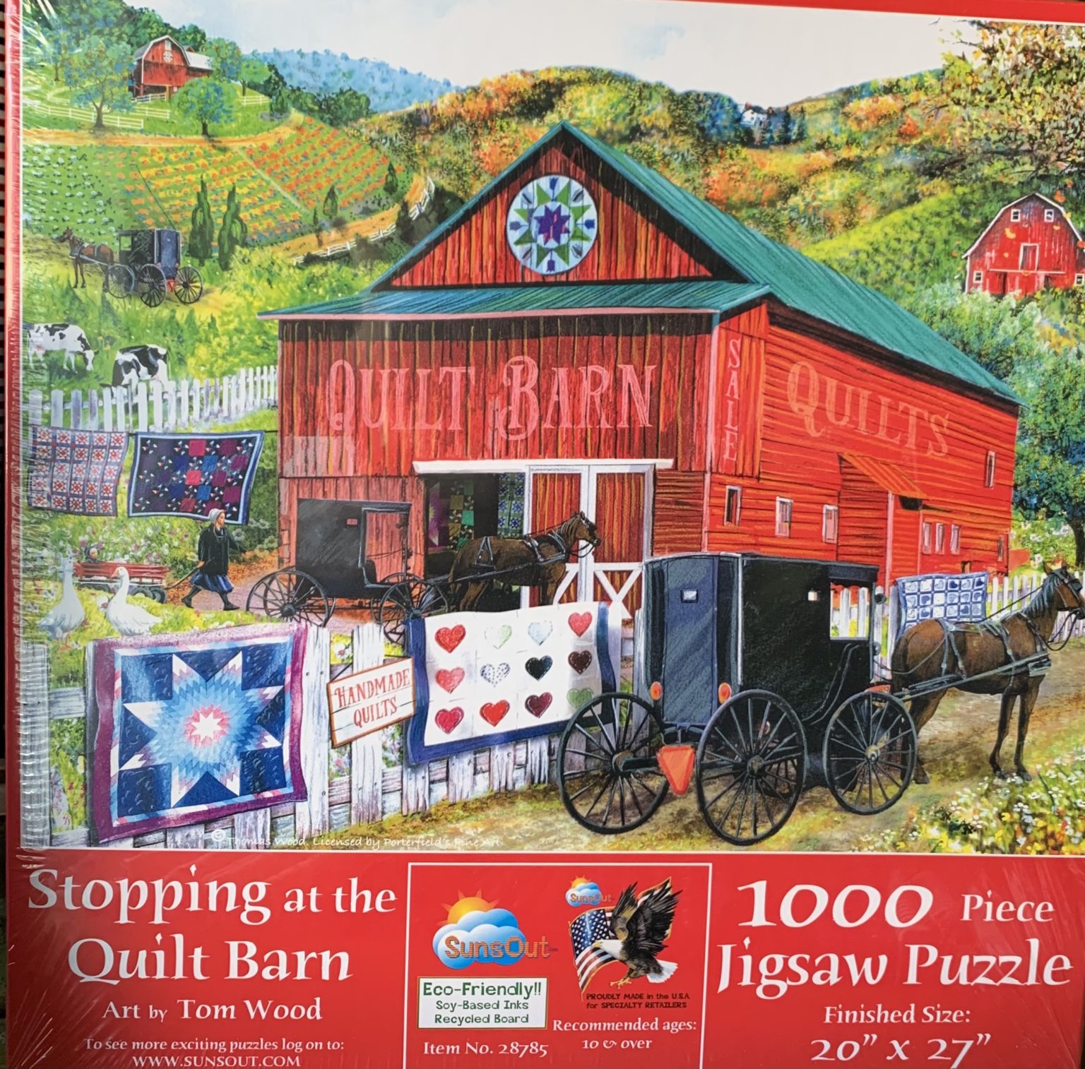 Stopping at the Quilt Barn Puzzle - The Woolen Needle