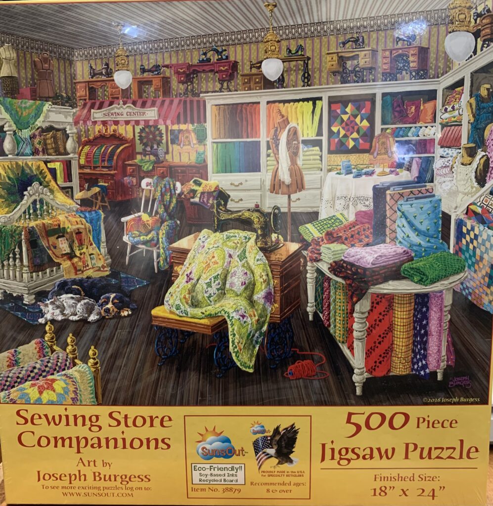 Sewing Store Companions Puzzle - The Woolen Needle