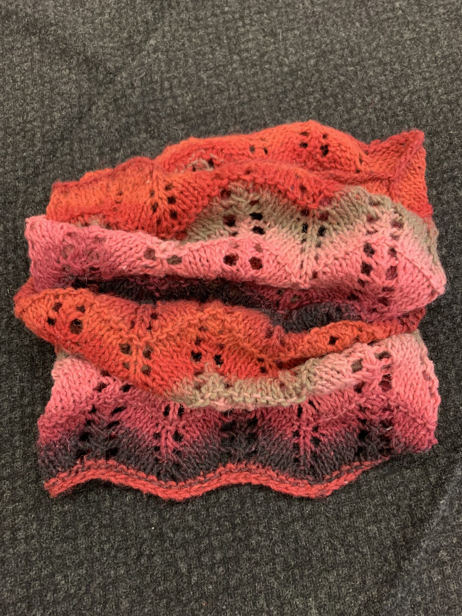 Knitted Cowl Sample - The Woolen Needle