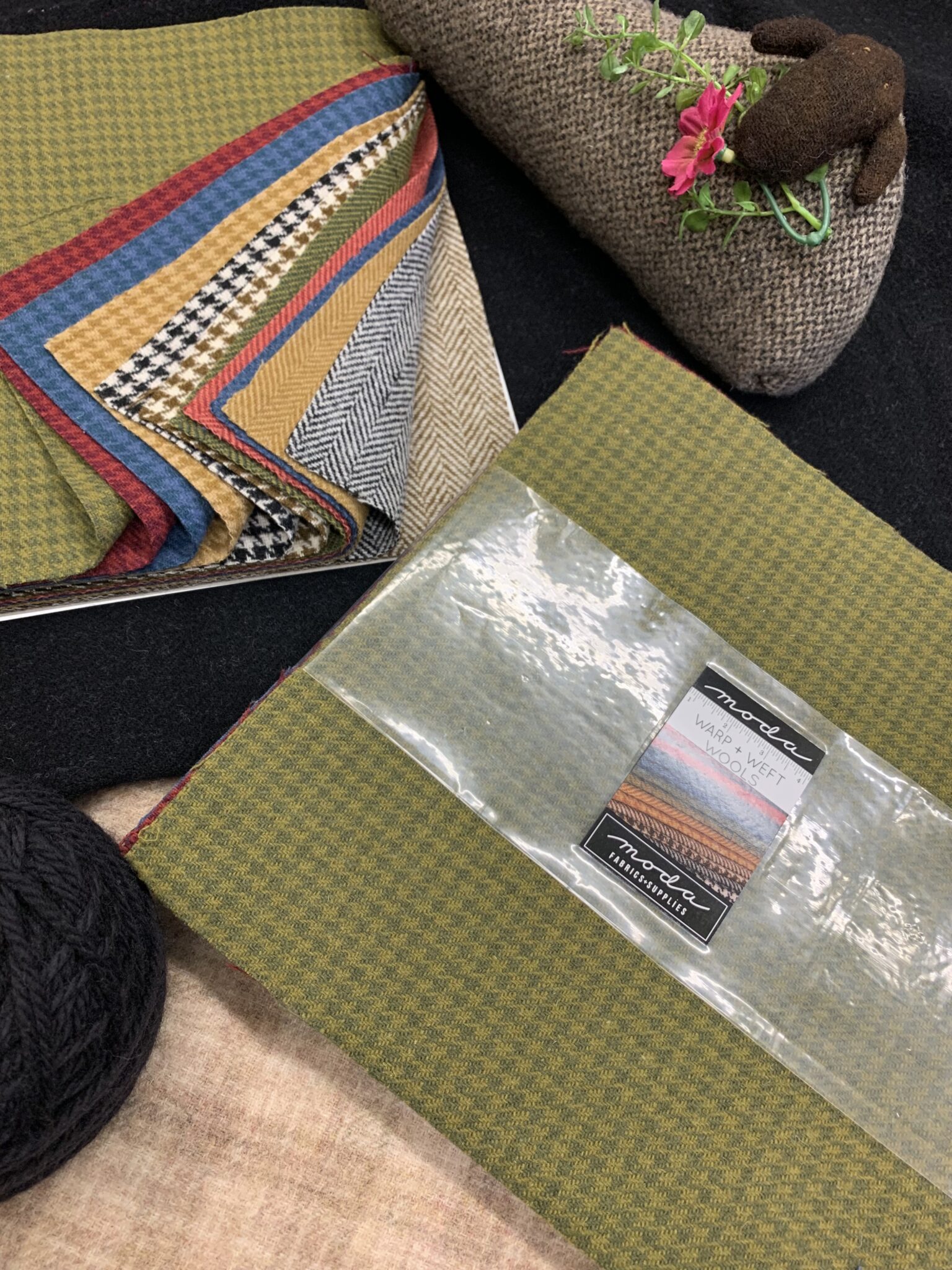 Moda Wool Layer Cake - 100% Wool - The Woolen Needle