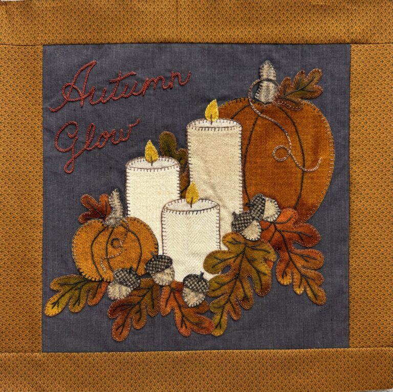 Autumn Glow, Whispers of Fall Mystery Stitch A Long - The Woolen Needle