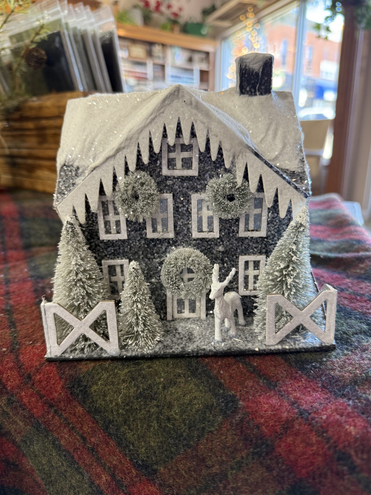 Craftsman Lighted House - The Woolen Needle