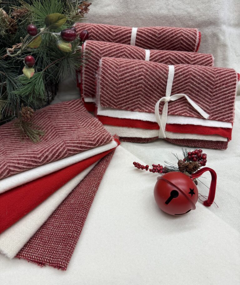 Wool Cake: Candy Cane - The Woolen Needle