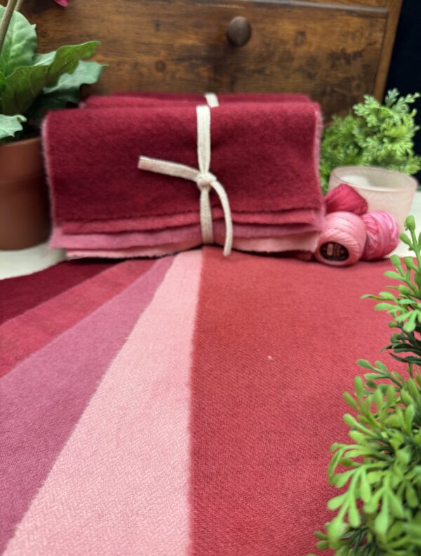 Wool Cake: Wild Rose - The Woolen Needle